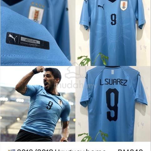 Uruguay home kit jersey No.9 Suarez - Sports & Outdoors for sale in ...