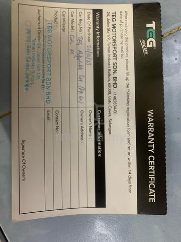 Adjustable TEG - Car Accessories & Parts for sale in Tebrau, Johor