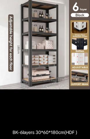 5 Tier Metal Rack - Black Colour - Furniture & Decoration for sale in ...