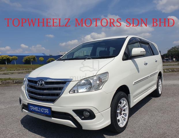 2014 Toyota INNOVA 2.0 G (A) FACELIFT REVERSE CAM - Cars for sale in ...