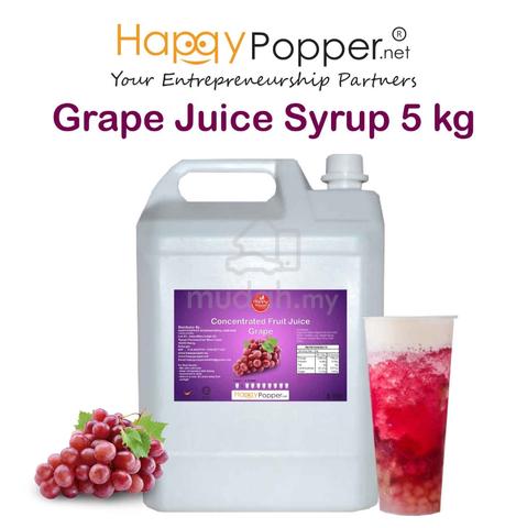 Sirap Concentrated Fruit Juice Syrup Grape 5kg - Food for sale in Klang ...
