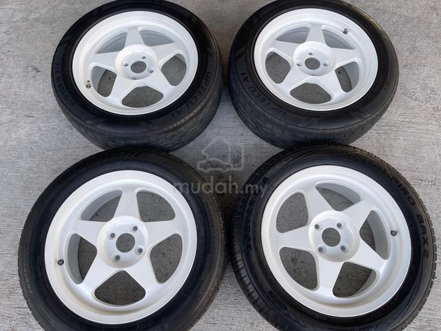 Rim second 16 evo made in Japan foc tayar wira jaz - Car Accessories ...