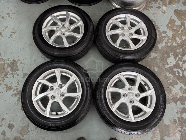 Rim ori bezza 2024 tayar silverstone bunga 95% - Car Accessories ...