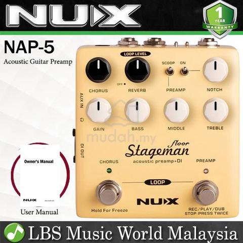 Nux NAP-5 Stageman Acoustic Guitar Preamp - Music Instruments for sale ...