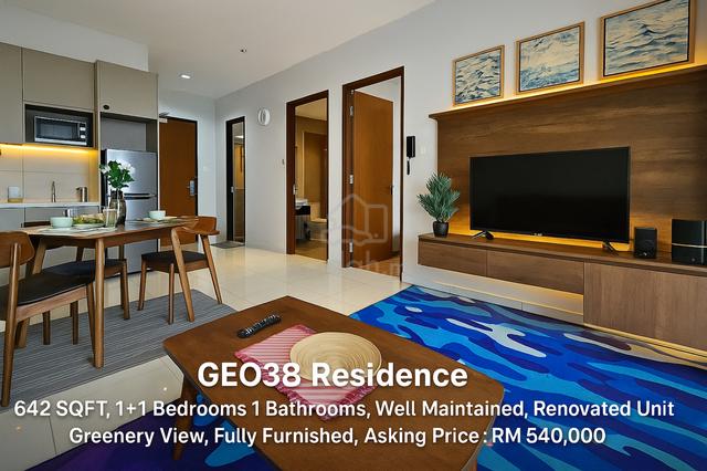 Condominium for Sale, 2 Bedroom, 642 sq.ft, Geo38 Residence, Genting ...