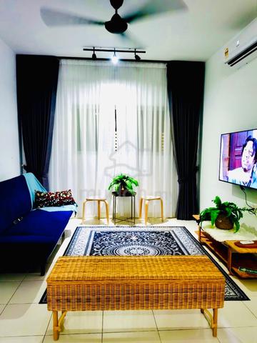 Service Residence for Rent, 2 Bedroom, 700 sq.ft, Alanis @ Warisan ...