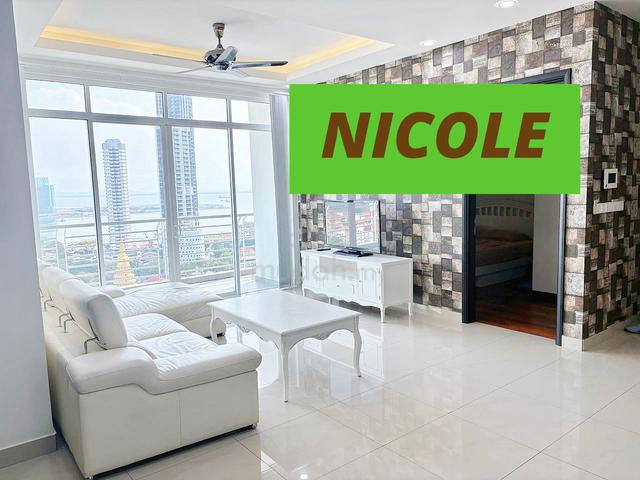 Condominium for Rent, 3 Bedroom, 1000 sq.ft, The Cantonment, Pulau ...