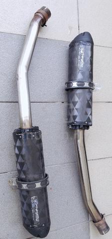 Ekzos Double Two Brothers Black edition - Motorcycle Accessories ...