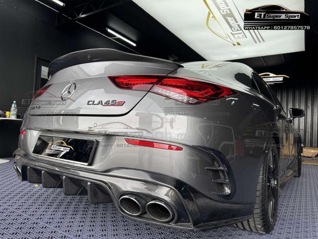 Mercedes W118 CLA45s Rear Bumper Carbon Canards - Car Accessories ...