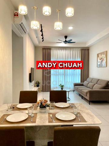 Service Residence for Rent, 3 Bedroom, 1044 sq.ft, Sinaran Residences ...