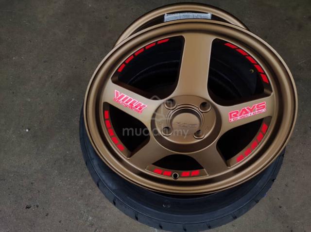 TE37 PAPAN 15inc AXIA BEZZA MYVI VIOS JAZZ CITY - Car Accessories ...