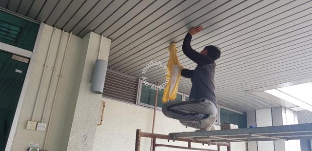 ALUMINIUM STRIP CEILING l pasang siling aluminium - Furniture ...