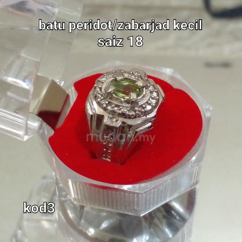 cincin batu peridot atau zabarjad - Watches & Fashion Accessories for ...