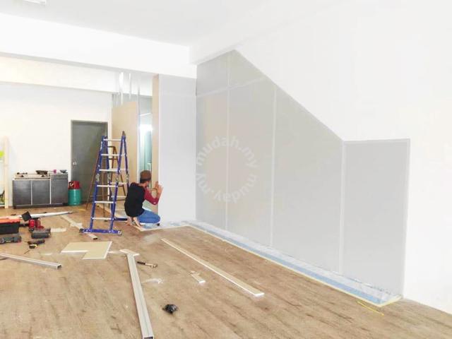 DINDING JENIS PARTITION l wall gypsum board - Furniture & Decoration ...