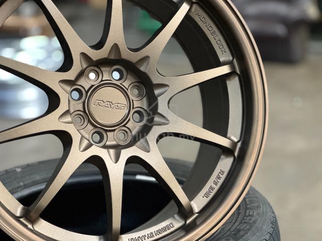 NEW 17 AOW CE28 Bronze Rim Ativa Yaris Almera MX5 - Car Accessories & Parts for sale in Shah ...