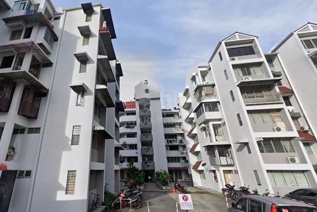 Flat for Rent, 3 Bedroom, 700 sq.ft, Taman Lip Sin Block 1, 3 & 5 ...