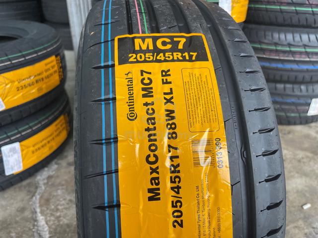 Tayar baru 205 45 17 Continental mc7 2024 new tyre - Car Accessories ...