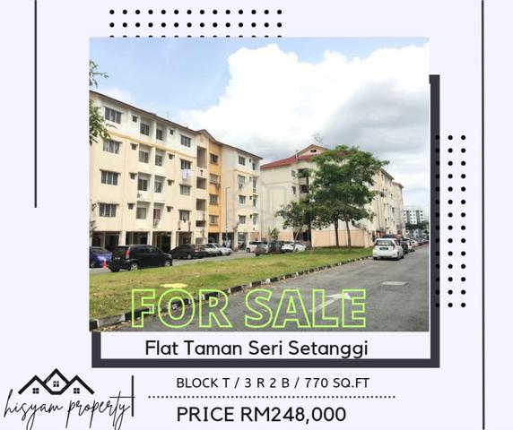Apartment for Sale, 3 Bedroom, 850 sq.ft, Taman Seri Setanggi, Johor ...