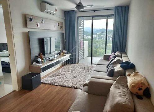Service Residence for Sale, 3 Bedroom, 950 sq.ft, Nadayu62, Taman ...