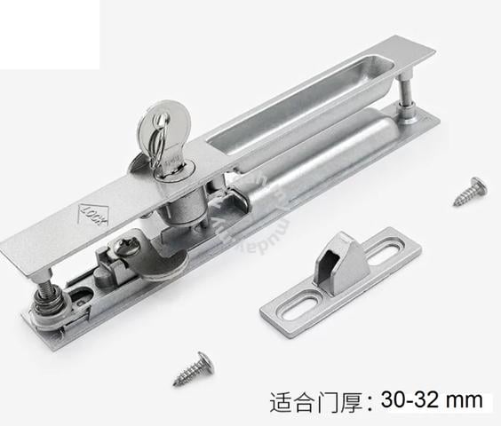 Aluminium glass sliding door lockset A6 (32mm) - Furniture & Decoration ...