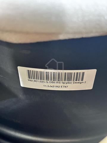 Porsche OEM RS Spyder Design Rims – Staggered Set - Car Accessories ...