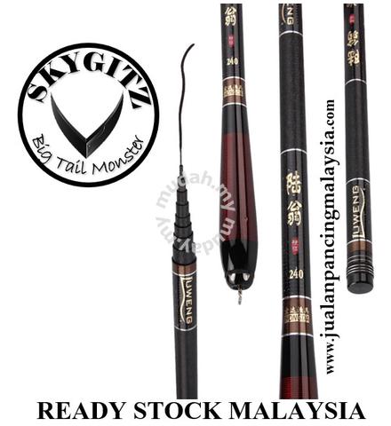 SKYGITZ MALAYSIA BLACK DIAMOND Telescopic Puyu rod - Sports & Outdoors ...