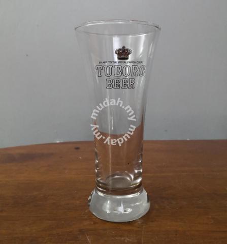 Tuborg beer Royal Danish court glass - Hobby & Collectibles for sale in ...