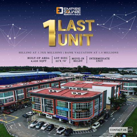 New Office space for Sale, 1540 sq.ft, Kulai, Johor | Mudah.my