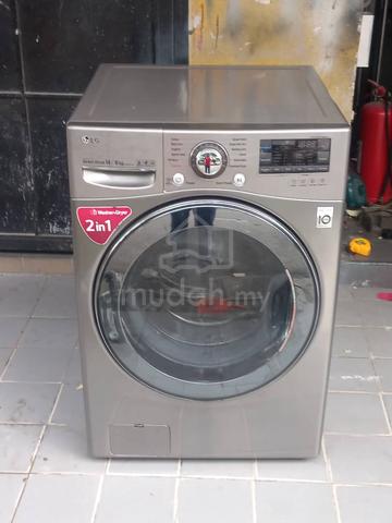 LG dd inverter combo 2in1 washer 14kg dryer 8kg - Home Appliances & Kitchen for sale in Subang ...