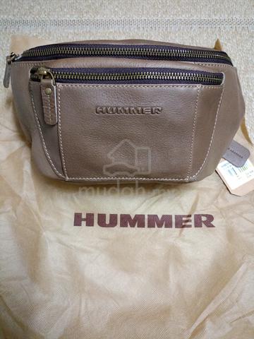 hummer leather bag brown - Bags & Wallets for sale in Melaka Tengah, Melaka