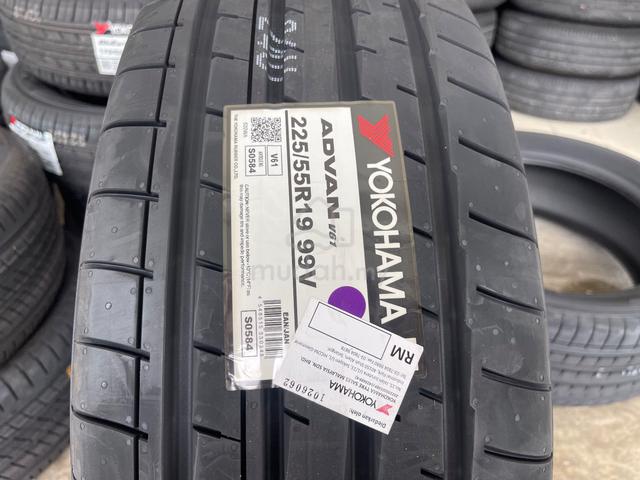 Tayar Baru 225 55 19 Yokohama Advan V61 2025 Japan - Car Accessories ...