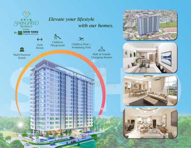 New Apartment for Sale, 3 Bedroom, 1050 sq.ft, Springfield Residence ...