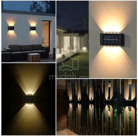 Lampu Deco Dinding Rumah Kuasa Solar 10 LED 2 Arah - Furniture ...