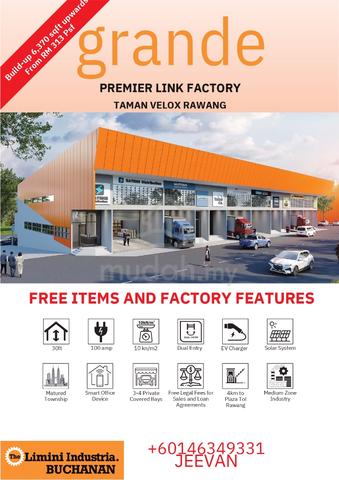 Warehouse / Factory for Sale, 6370 sq.ft, Rawang, Selangor | Mudah.my
