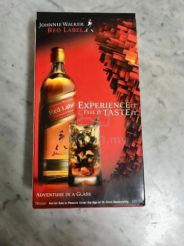 Johnnie Walker Red Label Box (No Contents) - Hobby & Collectibles for ...