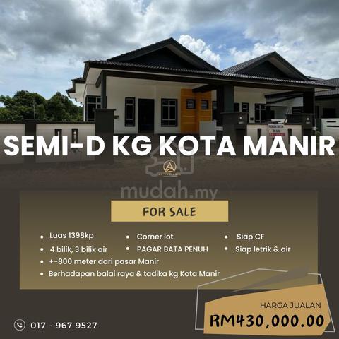 Semi-Detached House for Sale, 4 Bedroom, 1398 sq.ft, Kuala Terengganu ...