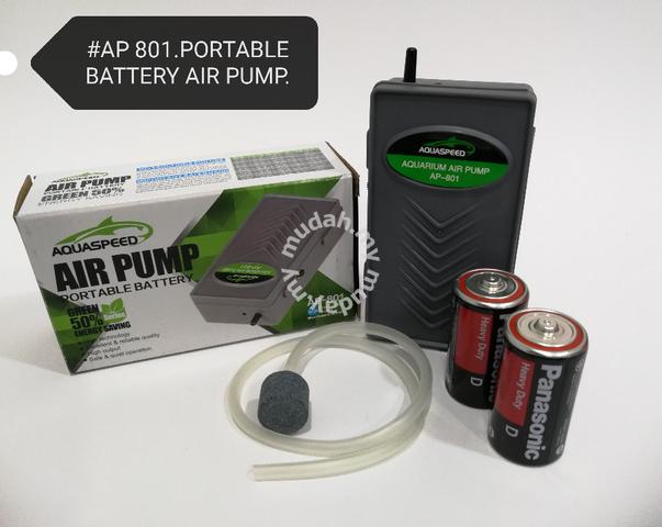AP-801 AquaSpeed Battery Air Pump Pam Udara Fish - Pets for sale in Seri Kembangan, Selangor