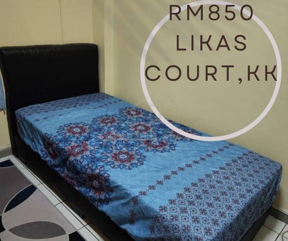 Katil single divan+tilam - Furniture & Decoration for sale in Likas, Sabah