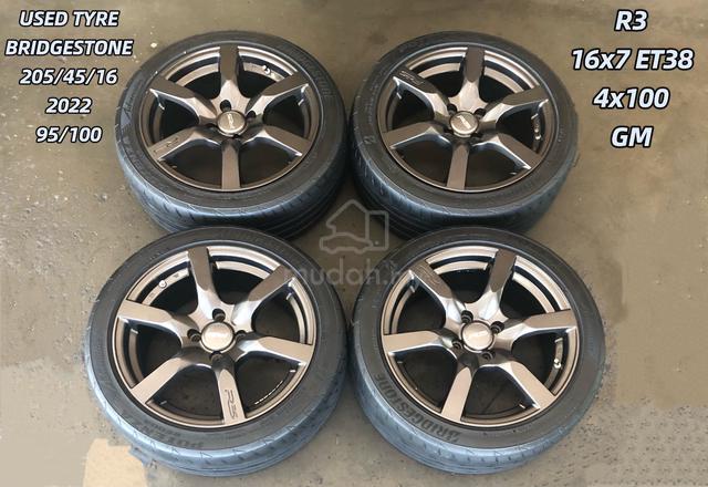 USED RIM R3 16inch&TYRE MYVI ALZA WIRA VIOS CITY - Car Accessories ...