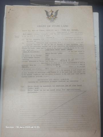 Agricultural Land for Sale, 0.51 Acre(s), Saratok, Sarawak | Mudah.my