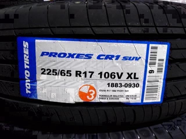 225/65/17 Toyo Proxes CR1 SUV Tyre Tayar - Car Accessories & Parts for sale in Klang, Selangor
