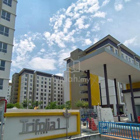 Apartment for Rent, 3 Bedroom, 900 sq.ft, Trifolia Apartment, Klang ...