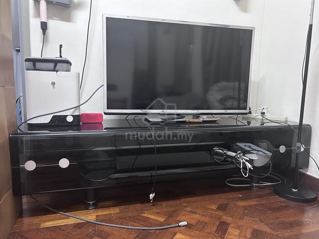 Lorenzo TV console tampered glass - Furniture & Decoration for sale in ...