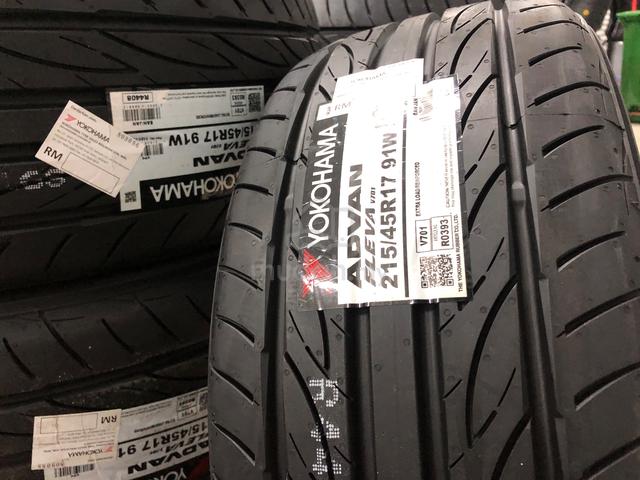 Tayar Baru 215 45 17 Yokohama advan fleva 2024 new - Car Accessories ...