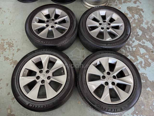 Rim original toyota 17 inch tayar michelin 70% - Car Accessories ...