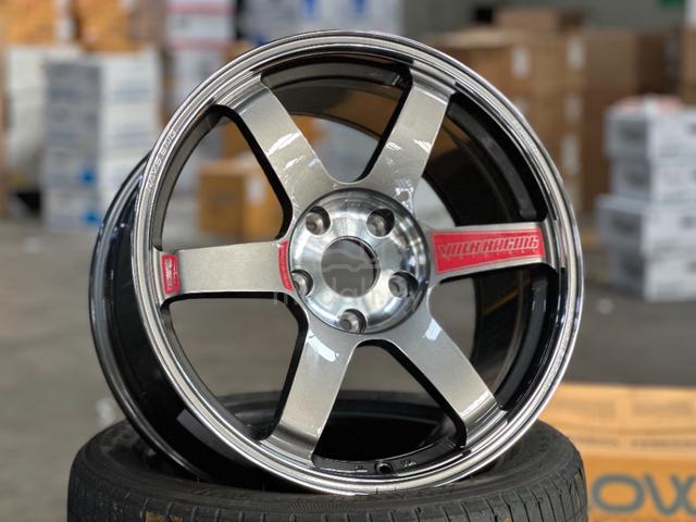 NEW 18 AOW TE37 SL Rim E46 F32 F30 F12 F10 E60 E90 - Car Accessories ...