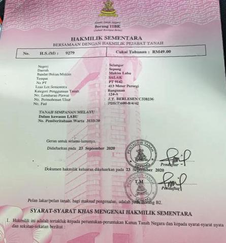 Residential Land for Sale, 0.10 Acre(s), Sepang, Selangor | Mudah.my