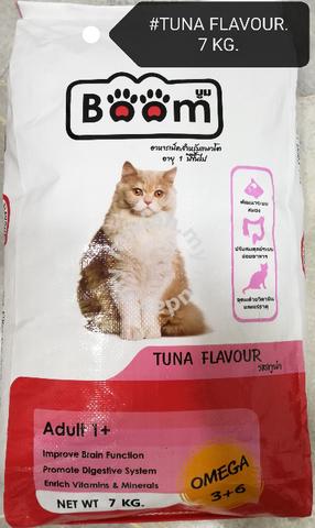 Boom Cat Food 7kg Adult Tuna Makanan Kucing Dewasa - Pets for sale in ...