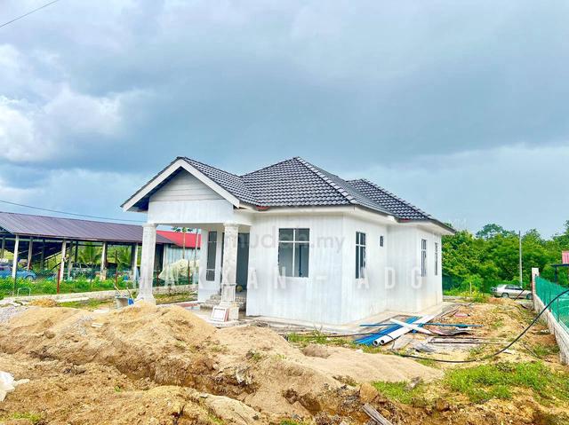 Bungalow House for Sale, 3 Bedroom, 1046 sq.ft, Machang, Kelantan ...