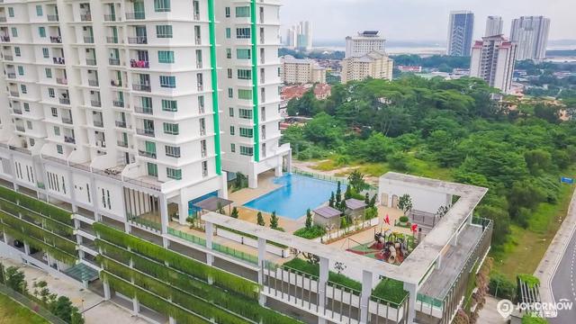 Service Residence for Sale, 1 Bedroom, 527 sq.ft, Vida Heights, Johor ...